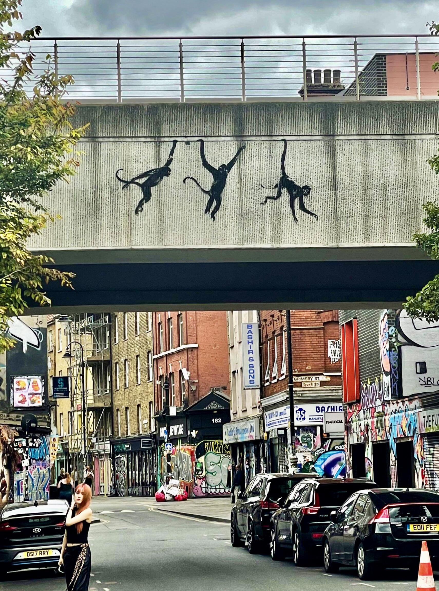 Three New Banksy murals in London – Wandering Teresa