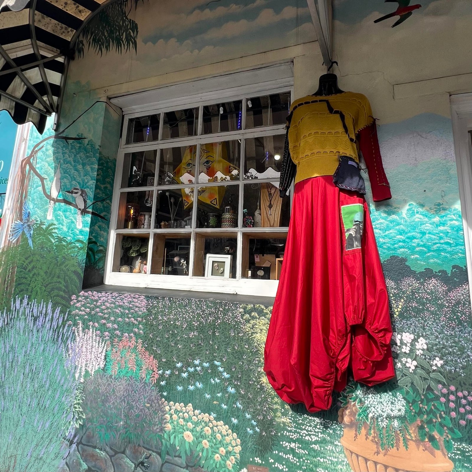 A window and a red skirt – Wandering Teresa