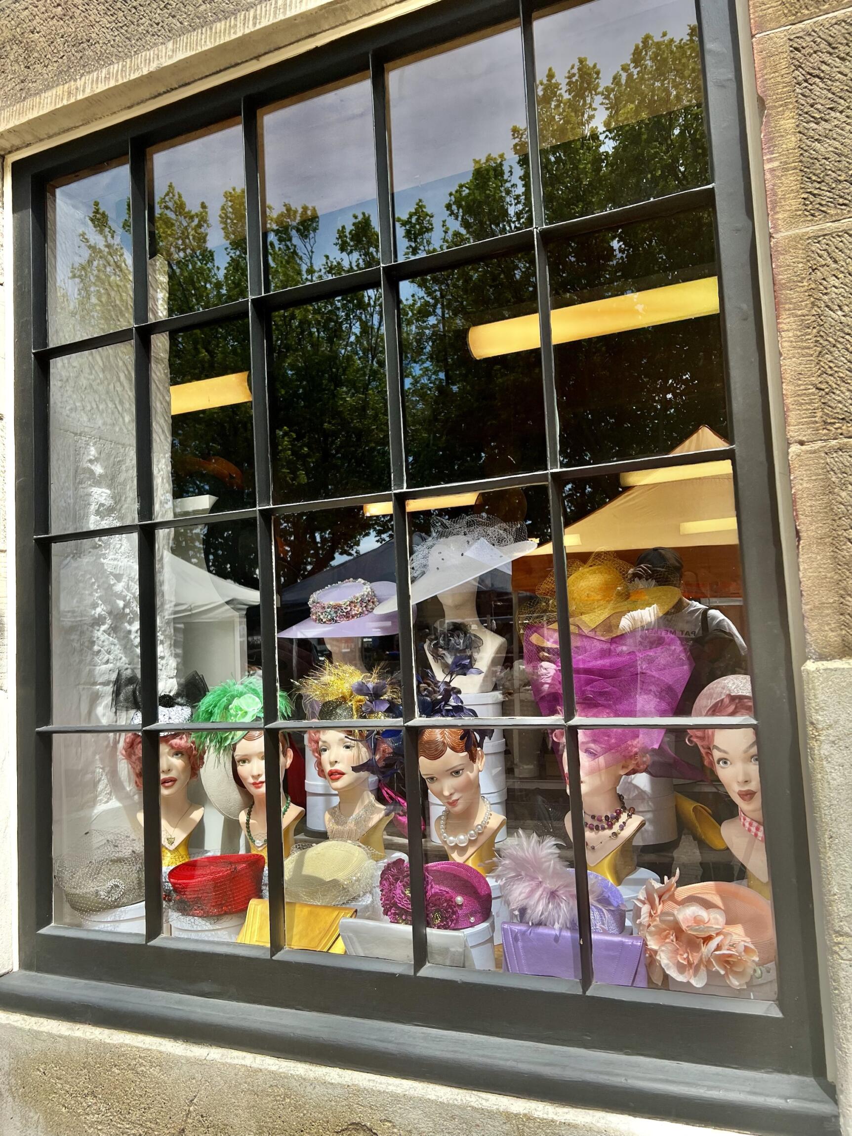 A Hat Shop Window – Wandering Teresa